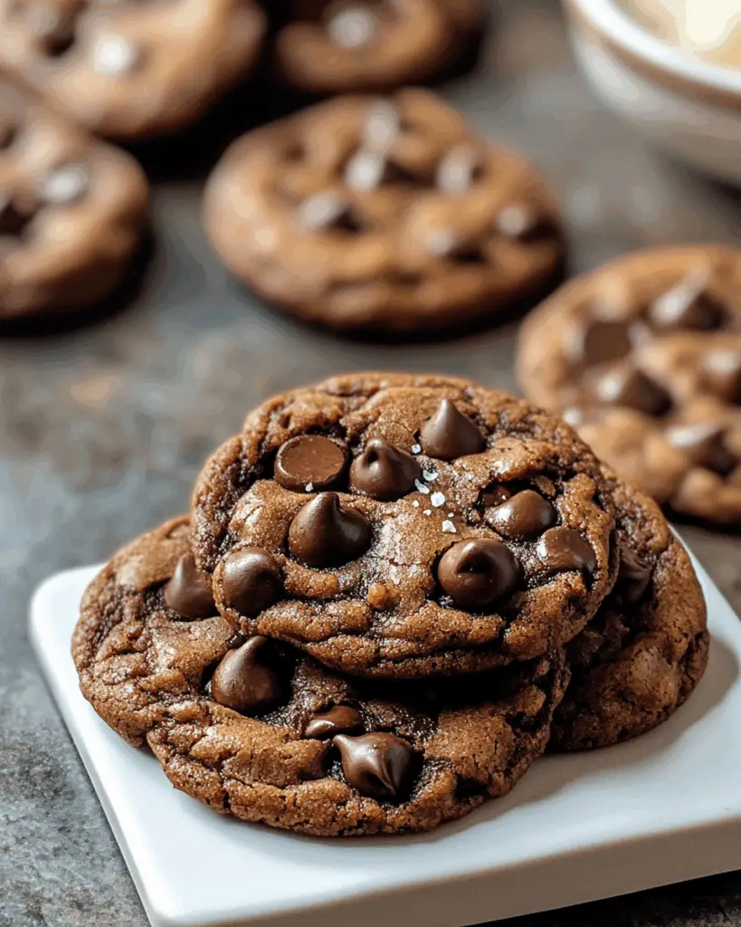 Double Chocolate Chip Cookies