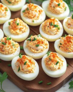 Crab-Stuffed Deviled Eggs