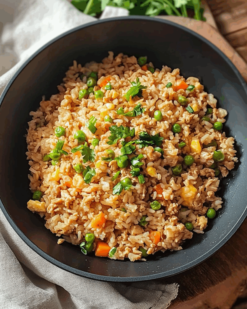 Ground Chicken Fried Rice