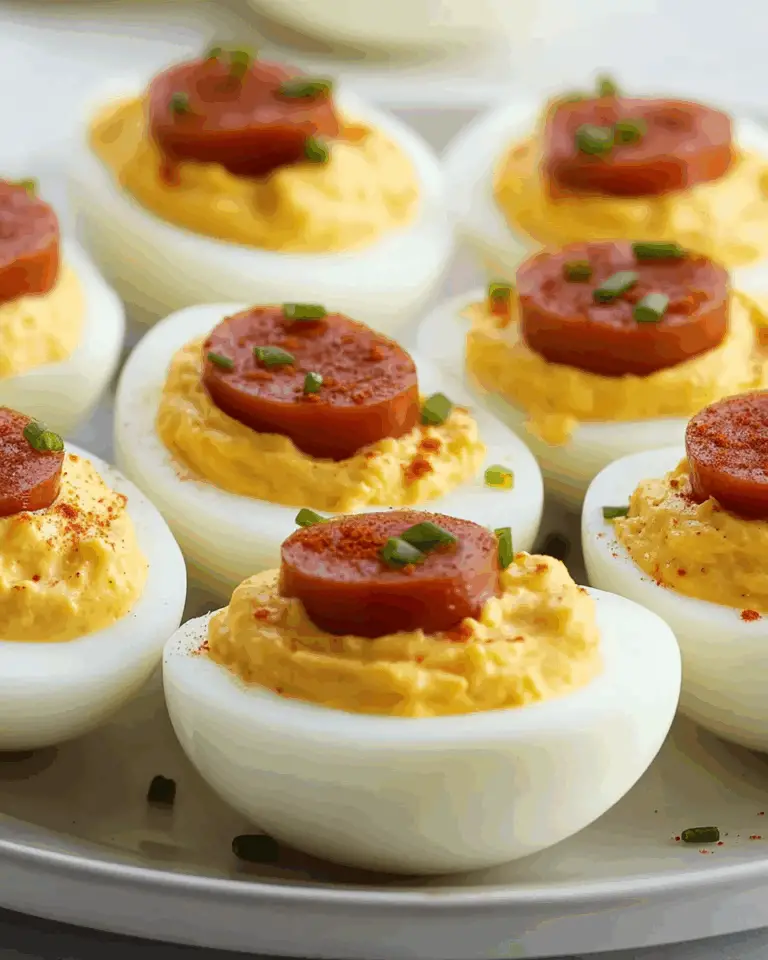 Hot Dog Deviled Eggs