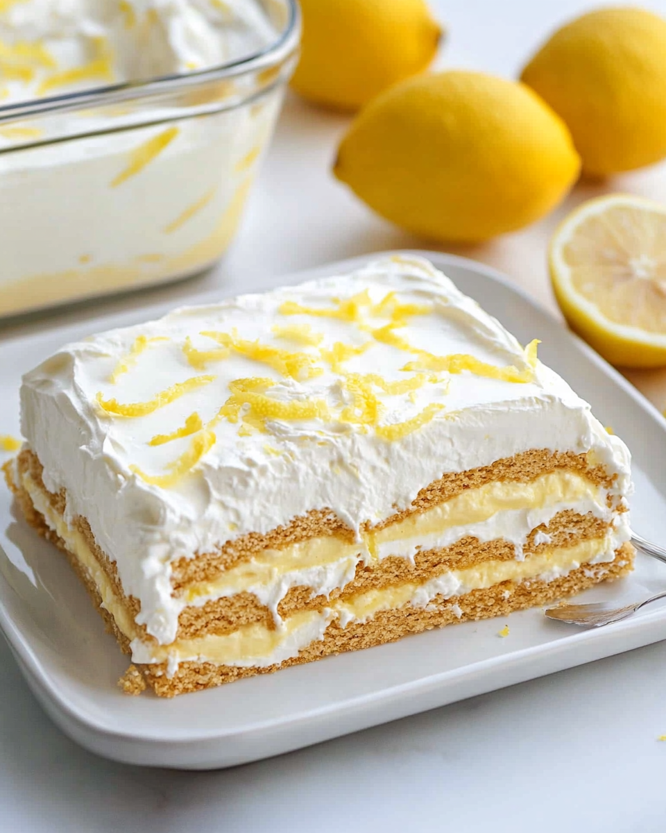 Lemon Icebox Cake Lemon Icebox Cake