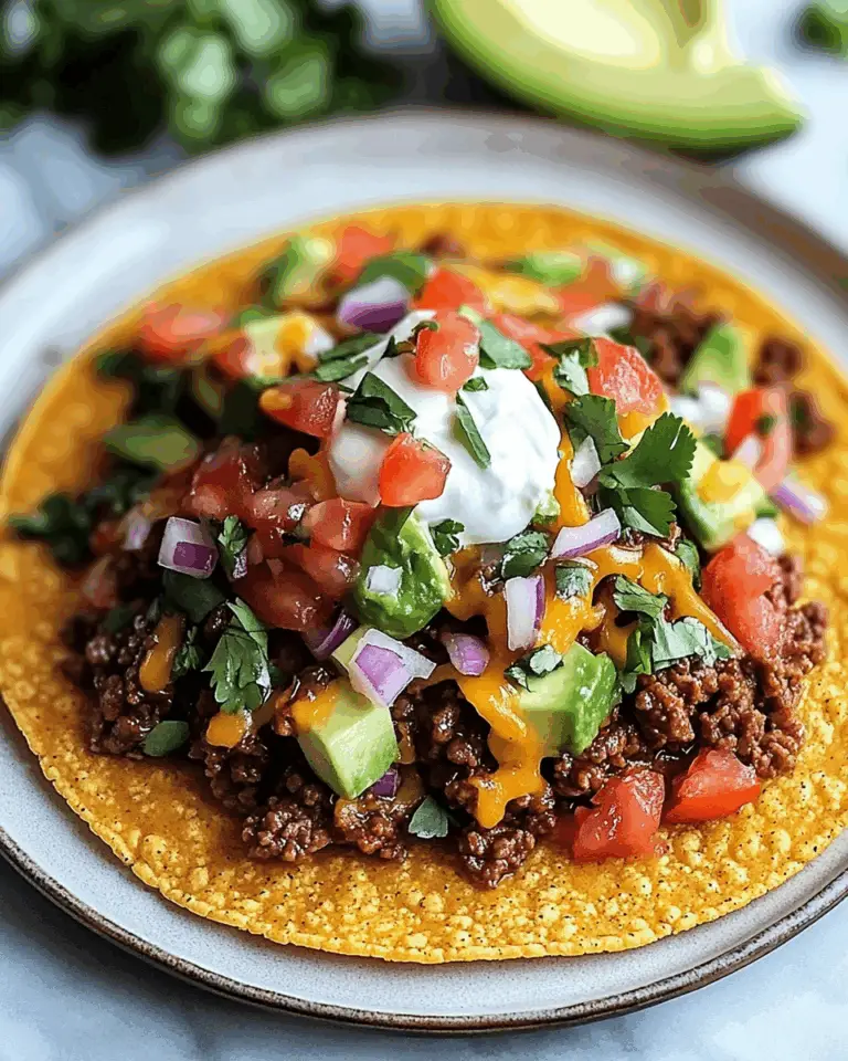 Ground Beef Tostadas