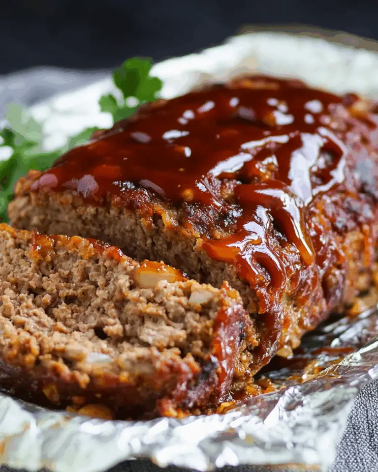 Grilled BBQ Meatloaf