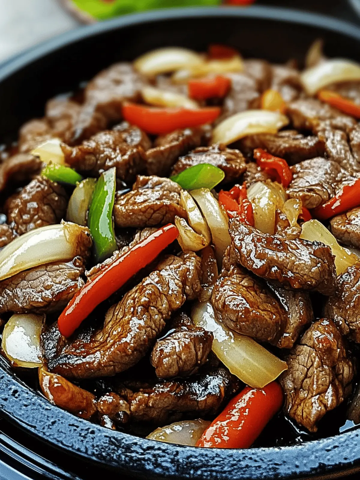 Ultimate Sizzling Chinese Pepper Steak with Onions: Delicious & Quick