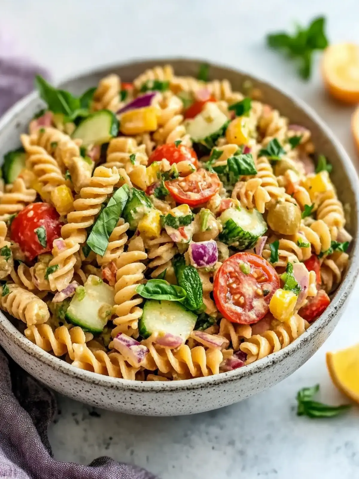 Ultimate Hummus Pasta Salad for Delicious Summer Meals